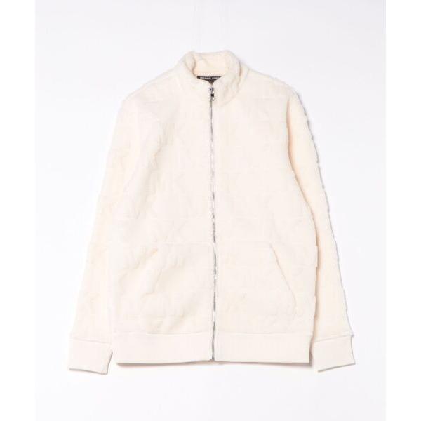 『セール実施中』ZOZO問い合わせ番号:102495544ショップ:MICHAEL KORS MENS，マイケル コース メンズブランド:MICHAEL KORS，マイケルコース商品名:MKエンボスロゴ シェルパ モックネック ジップアップ...
