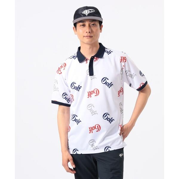 『タイムセール実施中』ZOZO問い合わせ番号:102496299ショップ:BEAMS GOLF，ビームスゴルフブランド:BEAMS GOLF，ビームスゴルフ商品名:ORANGE LABEL / 総柄 ロゴ ポロシャツカテゴリ:トップス&gt...