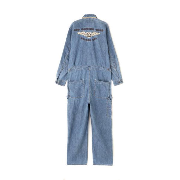 ZOZO問い合わせ番号:102496370ショップ:AVIREX，アヴィレックスブランド:AVIREX，アヴィレックス商品名:《A.A.R.C》DENIM ALL IN ONE / エアレーシングクラブ デニム オールインワン / AVIR...