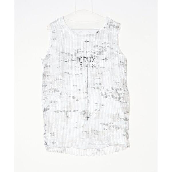 ZOZO問い合わせ番号:102496412ショップ:ROYAL FLASH，ロイヤル フラッシュブランド:ROYAL FLASH，ロイヤルフラッシュ商品名:LOIN ARMIS/ロインアルミス/Double-Layer Mesh Tankカ...