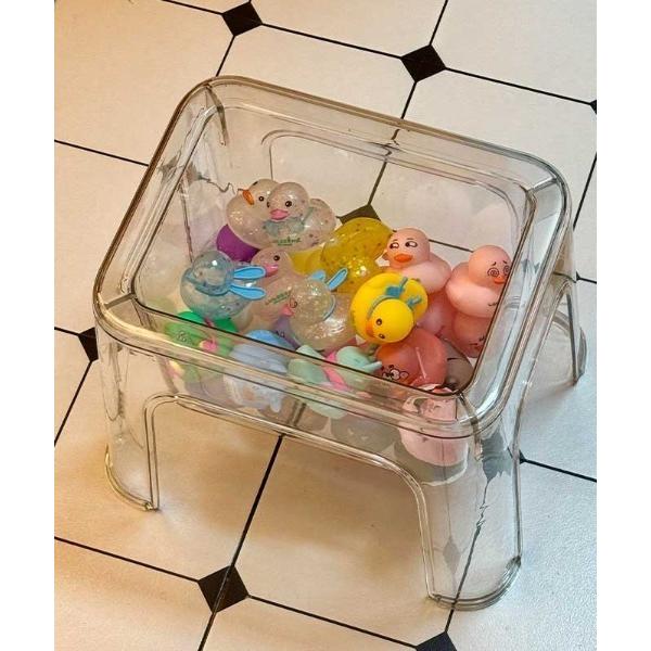 ZOZO問い合わせ番号:102496516ショップ:MANGROVE，マングローブブランド:Made in I，メイドインアイ，MANGROVE，マングローブ商品名:CLEAR Storage Stoolカテゴリ:インテリア>収納グッ...