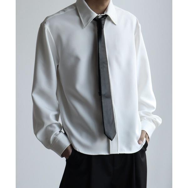 ZOZO問い合わせ番号:102496864ショップ:Art re A，アトリエブランド:welise，ウェライズ商品名:【welise/ウェライズ】2026SS リッチドレープスムース  ニューベーシック ショート丈 長袖レギュラーシャツカ...