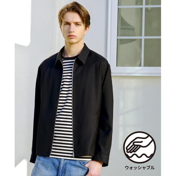 ZOZO問い合わせ番号:102497579ショップ:DRESSTERIOR，ドレステリアブランド:DRESSTERIOR，ドレステリア商品名:【ウォッシャブル】ウールハリントン ジャケットカテゴリ:ジャケット/アウター>ブルゾンブラン...