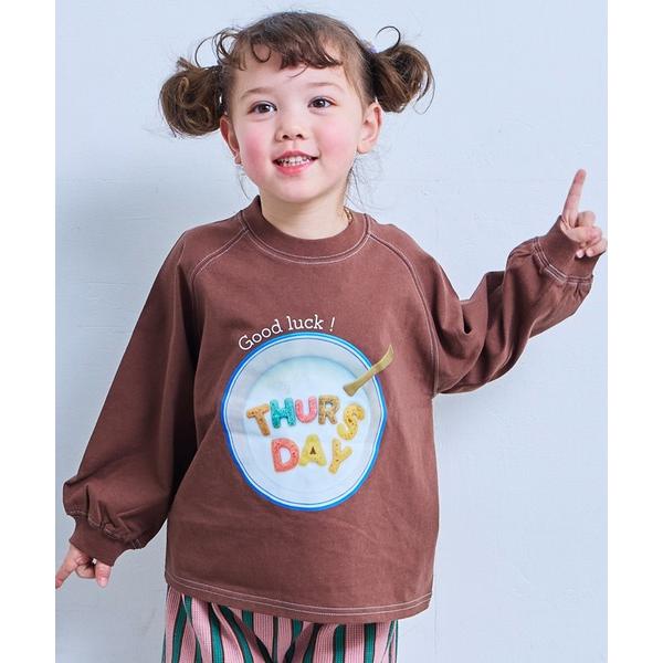 ZOZO問い合わせ番号:102503211ショップ:MARKEY'S，マーキーズブランド:LSP WOW，エルエスピーワオ，MARKEY'S，マーキーズ商品名:【LSP WOW!】weekly food ラグランロンTeeカテゴリ:トップス...