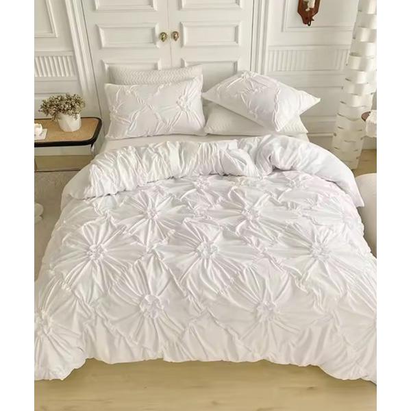 『タイムセール実施中』ZOZO問い合わせ番号:102506918ショップ:RiNc，リンクブランド:ammy.，エイミードット商品名:【 ammy. / エイミードット 】 フラワー シャーリング デザイン ベッド カバー 2点セットカテゴ...