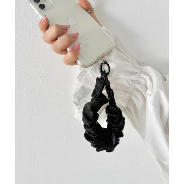 『タイムセール実施中』ZOZO問い合わせ番号:102507168ショップ:Outfitter lab，アウトフィッターラボブランド:SOLLON.，ソルロン，Outfitter lab，アウトフィッターラボ商品名:PUギャザースマホストラッ...