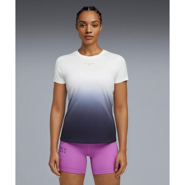 ZOZO問い合わせ番号:102507355ショップ:PUMA STORE ZOZO，プーマストアゾゾブランド:PUMA，プーマ商品名:PUMA プーマ ウィメンズ トレーニング PUMA x HYROX ポリ グラフィック 半袖 Tシカテゴ...