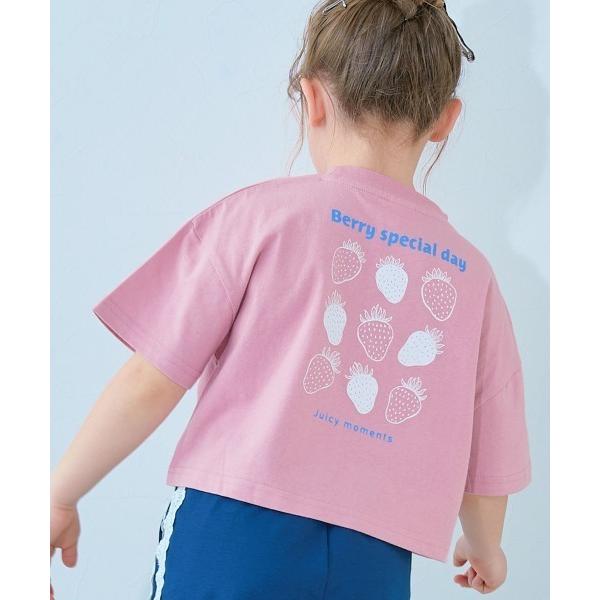 ZOZO問い合わせ番号:102507371ショップ:devirock，デビロックブランド:devirock，デビロック商品名:綿100％ デビラボ ガールズ クロップド丈 プリント半袖Tシャツカテゴリ:トップス>Tシャツ/カットソーブ...