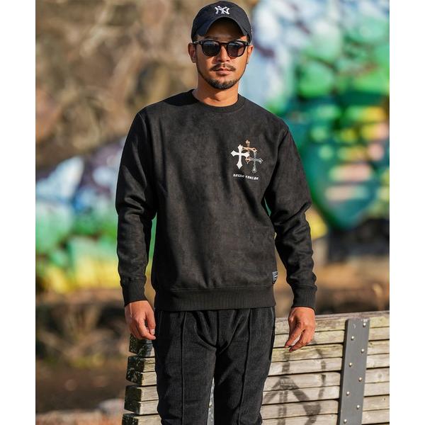 ZOZO問い合わせ番号:102507398ショップ:adamsJUGGLER，アダムスジャグラーブランド:adamsJUGGLER，アダムスジャグラー商品名:RTEGクロス＆レオパードスウェットプルカテゴリ:トップス>スウェットブラン...