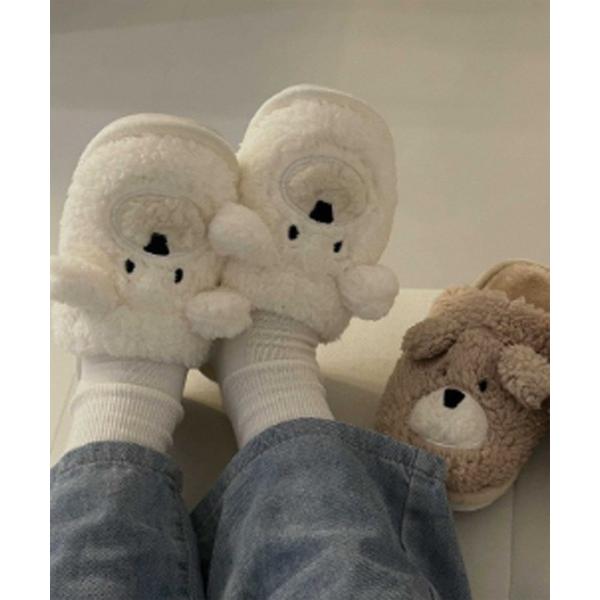 『タイムセール実施中』ZOZO問い合わせ番号:102507409ショップ:Port，ポートブランド:Sowel.，ソエル，Port，ポート商品名:【 Sowel. / ソエル 】 もこもこ くまちゃん ルームシューズ #カテゴリ:インテリア...