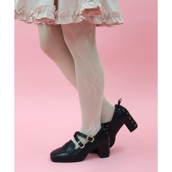 『セール実施中』ZOZO問い合わせ番号:102507705ショップ:axes femme，アクシーズファムブランド:axes femme POETIQUE，アクシーズファムポエティック商品名:リボン柄シアータイツカテゴリ:雑貨/ホビー&gt...