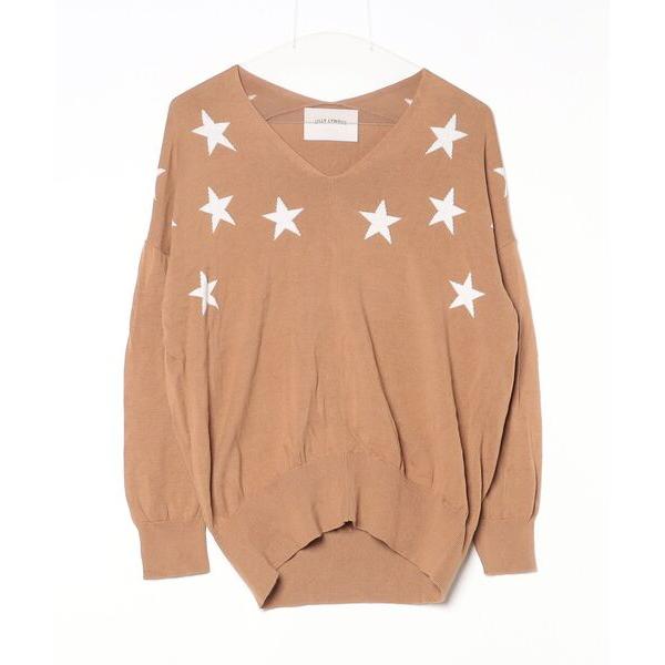 コンディション：A（使用感なし）数回使用した程度で使用感が感じられないアイテムZOZO問い合わせ番号:102519632ショップ:ZOZOUSED，ゾゾユーズドブランド:Lilly Lynque，リリーリン商品名:刺繍長袖ニットカテゴリ:ト...