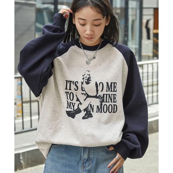 『タイムセール実施中』参考価格：3，300円発売時期：2023年12月コンディション：B（目立つ使用感なし）使用感が少ない、または気にならないアイテム全体的：毛玉参考商品名：ガールプリントラグラン配色スウェット/MINDSET＆MOOD参考...