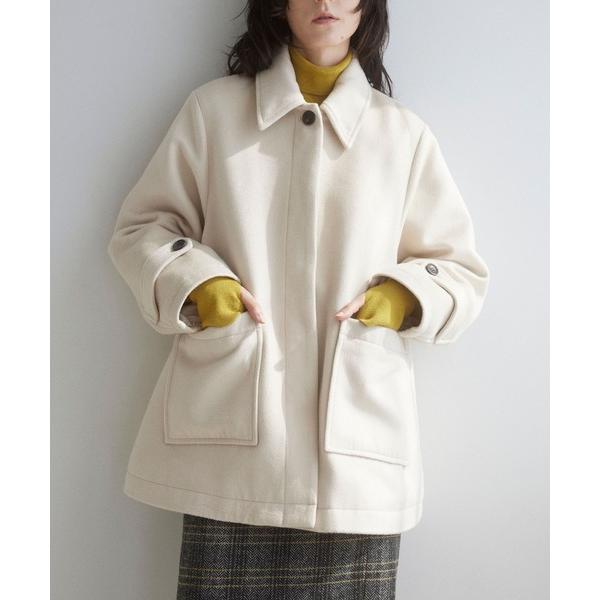 『セール実施中』参考価格：19，000円発売時期：2023年11月コンディション：C（やや使用感あり）使用感があり、やや気になる傷や汚れがあるアイテム全体的：汚れ参考商品名：【Formeque】ステンカラーメルトンコート参考品番：2311-...