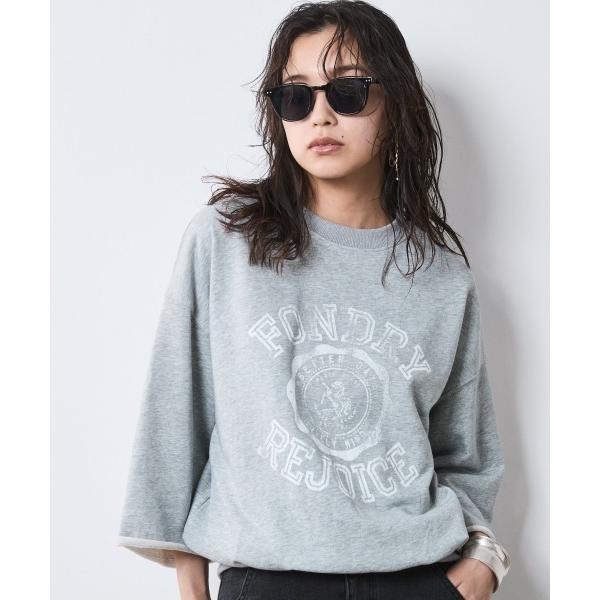 『タイムセール実施中』参考価格：6，590円発売時期：2025年08月コンディション：A（使用感なし）数回使用した程度で使用感が感じられないアイテム袖口：ほつれ参考商品名：7分袖ロゴプリントスウェット＜大きいサイズ有＞シックスタイル参考品番...