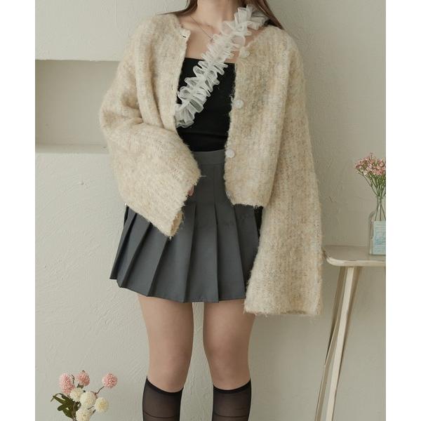 『セール実施中』参考価格：4，995円発売時期：2023年09月コンディション：A（使用感なし）数回使用した程度で使用感が感じられないアイテム参考商品名：【前後２WAY】コットンキャンディーシャギーカーディガン／【WEB/EC限定商品】参考...