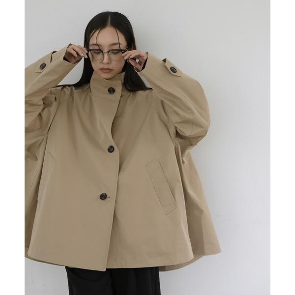 ZOZO問い合わせ番号:102541404ショップ:LIAN，リアンブランド:hellam，へラム商品名:スタンドカラーケープトレンチコートカテゴリ:ジャケット/アウター>テーラードジャケットブランド品番:243-312F3891素材...