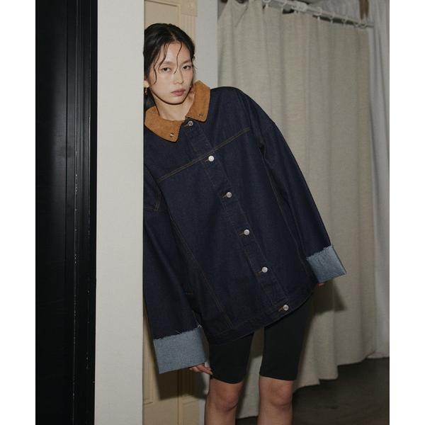 ZOZO問い合わせ番号:102541410ショップ:LIAN，リアンブランド:hellam，へラム商品名:コーデュロイカラーデニムジャケットカテゴリ:ジャケット/アウター>デニムジャケットブランド品番:243-702F3883素材:本...