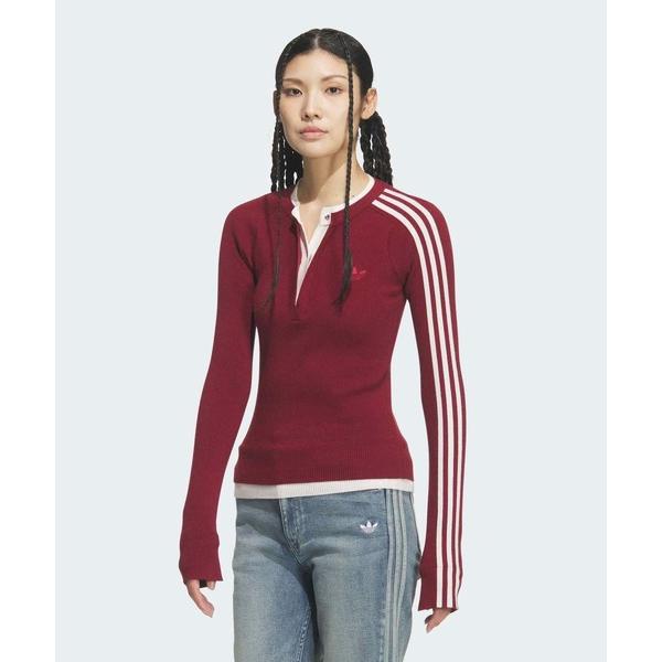 『セール実施中』ZOZO問い合わせ番号:102541655ショップ:adidas，アディダスブランド:adidas，アディダス，adidas Originals，アディダスオリジナルス商品名:プレミアム 3S ボタン クルー スウェット /...