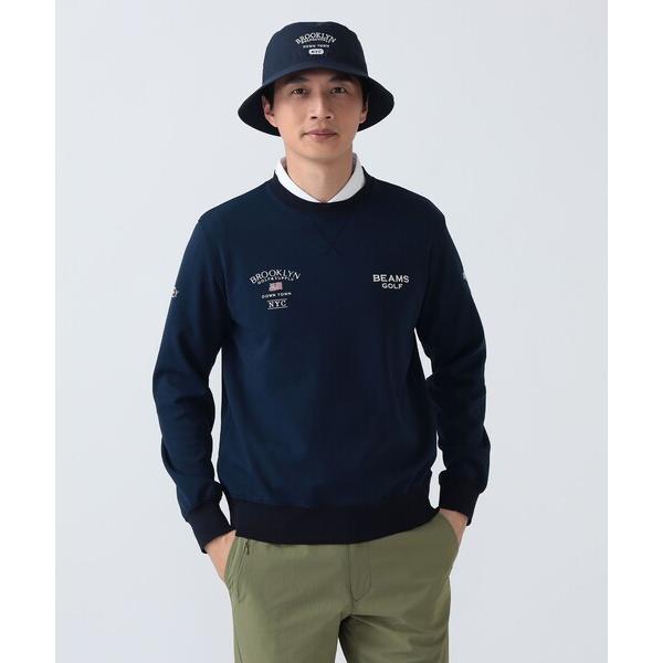 『タイムセール実施中』ZOZO問い合わせ番号:102542093ショップ:BEAMS GOLF，ビームスゴルフブランド:BEAMS GOLF，ビームスゴルフ商品名:「MEN」 PURPLE LABEL / BROOKLYN ロゴ プルオーバ...