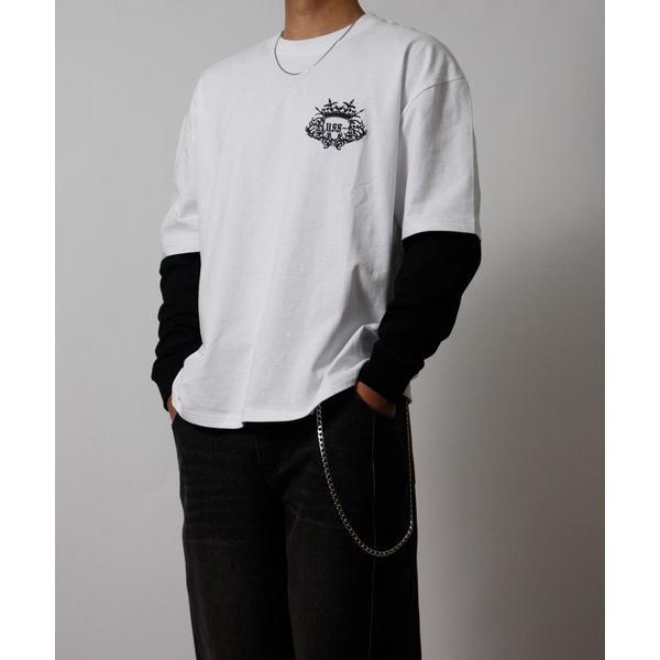 『タイムセール実施中』ZOZO問い合わせ番号:102542253ショップ:Nylaus，ナイラスブランド:RUSS-K，ラスケー，NYLAUS，ナイラス商品名:【RUSS-K/ラスケー】2026新作 トライバルデザイン 刺繍 フェイクレイヤ...