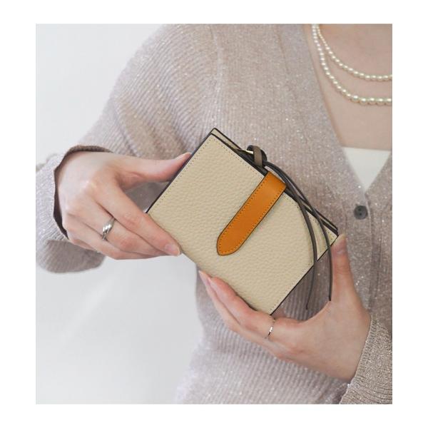 『タイムセール実施中』ZOZO問い合わせ番号:102542461ショップ:LASIEM，ラシエムブランド:LASIEM，ラシエム商品名:二つ折り財布 レディース 本革 ベルト付き カードケース スキミング防止カテゴリ:財布/小物>財布...