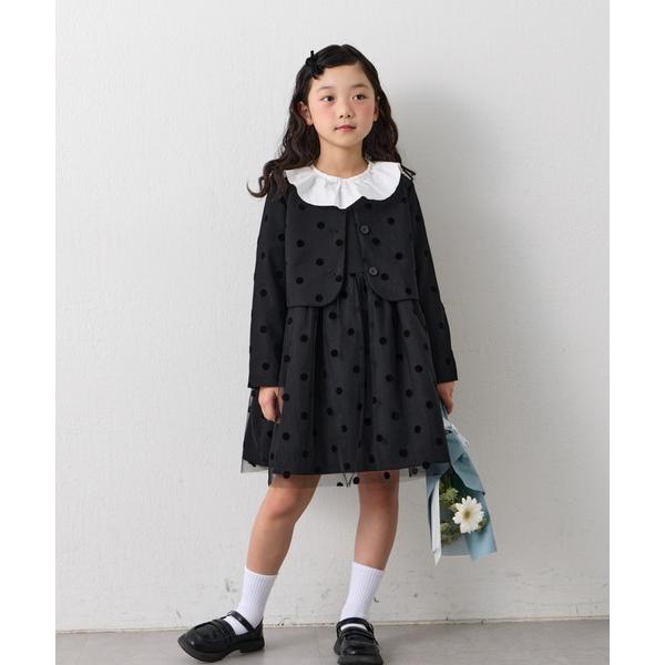 ZOZO問い合わせ番号:102542932ショップ:CIAOPANIC TYPY，チャオパニックティピーブランド:CIAOPANIC TYPY，チャオパニックティピー商品名:【KIDS】【フォーマル・セレモニー】洗える ドットチュールジャケ...