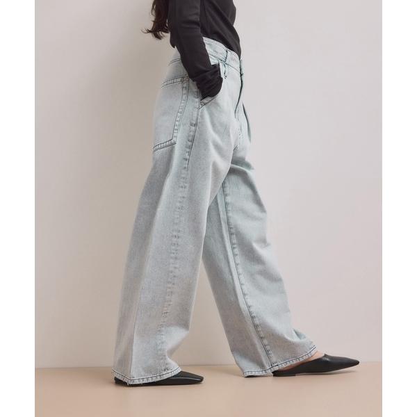 ZOZO問い合わせ番号:102542947ショップ:ADAM ET ROPE'，アダムエロペブランド:ADAM ET ROPE'，アダムエロペ商品名:【WEB限定】・【サステナブル】ディープライズワイドデニムカテゴリ:パンツ>デニムパ...