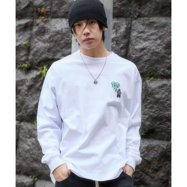 ZOZO問い合わせ番号:102543091ショップ:WEGO，ウィゴーブランド:BEN DAVIS，ベンデイビス，WEGO，ウィゴー商品名:∴WEGO/【26年春夏新作】別注BENDAVISハートワンポイント刺繍T(LS)カテゴリ:トップス...