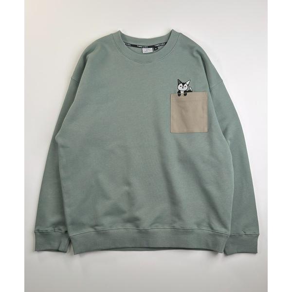 『タイムセール実施中』ZOZO問い合わせ番号:102543433ショップ:Outfitter lab，アウトフィッターラボブランド:T-MAC OUTING，ティーマック アウティング商品名:T-MAC　キツネのぞき刺繍　オーバーサイズ　裏...