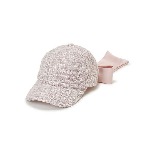 ZOZO問い合わせ番号:102543521ショップ:FURFUR，ファーファーブランド:FURFUR，ファーファー商品名:ツイード×サテンビッグリボンキャップカテゴリ:帽子>キャップブランド品番:RWGH261537素材:本体: ポリ...