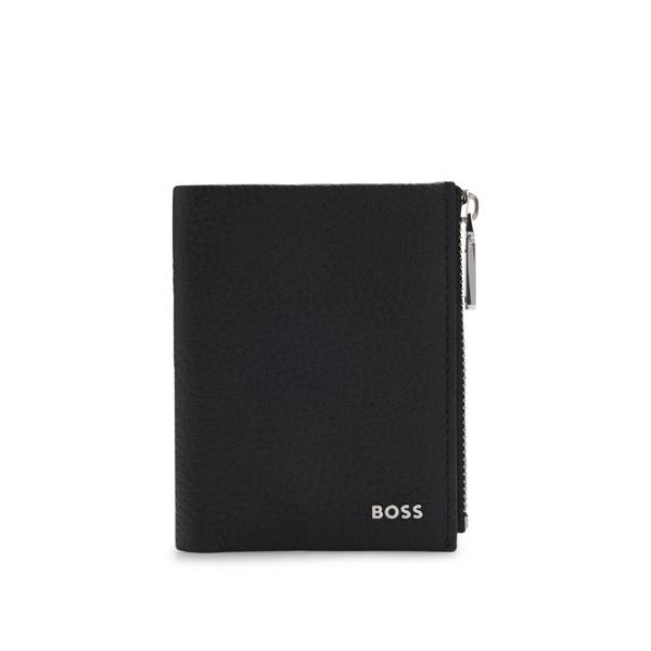 ZOZO問い合わせ番号:102543950ショップ:HUGO BOSS，ヒューゴボスブランド:BOSS，ボス，HUGO BOSS，ヒューゴボス商品名:グレインレザー ウォレット メタリック レタリングロゴカテゴリ:財布/小物>財布ブラ...