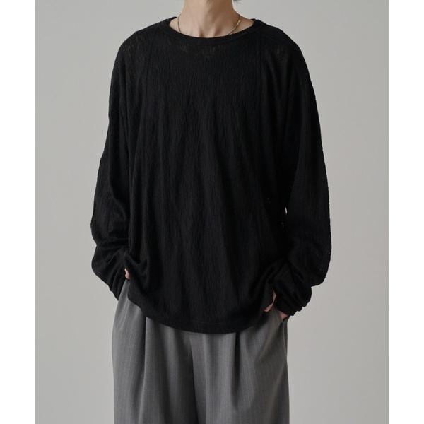 ZOZO問い合わせ番号:102544049ショップ:Lui's，ルイスブランド:Lui's，ルイス商品名:スウィッチングシアーロングスリーブTシャツカテゴリ:トップス>Tシャツ/カットソーブランド品番:LUZ2061206A0007素...