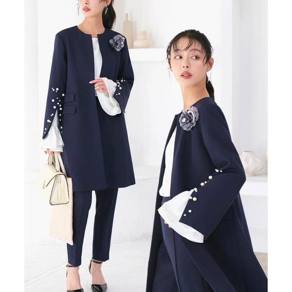 ZOZO問い合わせ番号:102544137ショップ:RUIRUE BOUTIQUE，ルイルエブティックブランド:RUIRUE BOUTIQUE，ルイルエブティック商品名:ストレッチ 洗える ｜ 【3点set】 ドレスアップ ・ ジャケットコ...