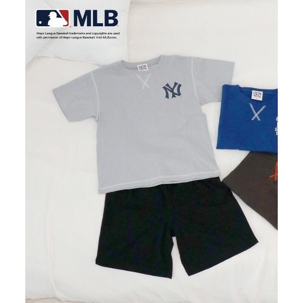ZOZO問い合わせ番号:102544168ショップ:RUGGEDWORKS，ラゲッドワークスブランド:MLB，メジャーリーグベースボール，RUGGEDWORKS，ラゲッドワークス商品名:《MLB》 キッズ 半袖 ハーフパンツ パジャマ ルー...