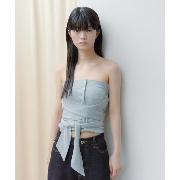 ZOZO問い合わせ番号:102544609ショップ:IF Div.，アイエフディビジョンブランド:haek，ハク商品名:cut bustier/カットビスチェカテゴリ:トップス>その他トップスブランド品番:130266-101-002...