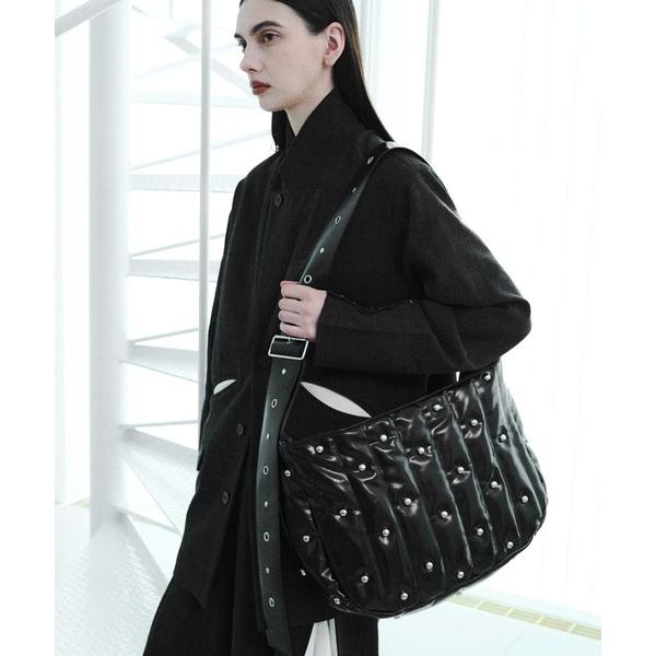 ZOZO問い合わせ番号:102544752ショップ:IF Div.，アイエフディビジョンブランド:seyto，セイト商品名:Studs padded sholder bag / スタッズパデットショルダーバッグカテゴリ:バッグ>ショル...