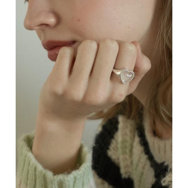 ZOZO問い合わせ番号:102544777ショップ:Auntie Rosa，アンティローザブランド:Birthday room，バースデイルーム商品名:ハートクリアリング/heart clearingカテゴリ:アクセサリー>リングブラ...