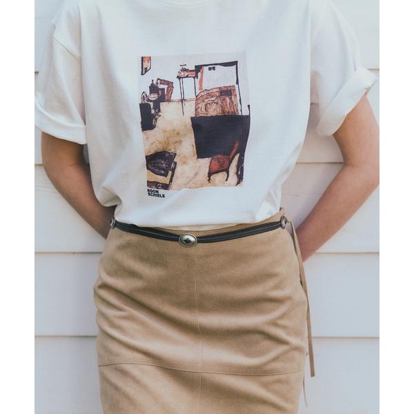 ZOZO問い合わせ番号:102544950ショップ:ADAM ET ROPE'，アダムエロペブランド:SALON adam et rope'，サロン アダム エ ロペ商品名:【Egon Schiele for SALON】アートプリントTシ...