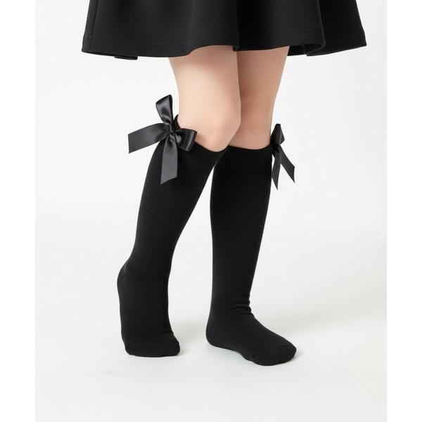 ※このアイテムは返品・交換対象外商品です。ZOZO問い合わせ番号:102550454ショップ:Rora，ローラブランド:Rora，ローラ商品名:エマリー リボン ハイソックスカテゴリ:レッグウェア>ソックス/靴下ブランド品番:4tpl...