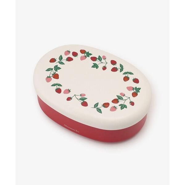 ZOZO問い合わせ番号:102578285ショップ:Afternoon Tea LIVING，アフタヌーンティー・リビングブランド:Afternoon Tea，アフタヌーンティー商品名:山中塗ストロベリー抗菌小判型ランチボックスカテゴリ:食...