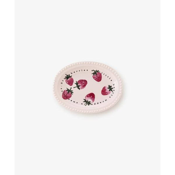 ZOZO問い合わせ番号:102578308ショップ:Afternoon Tea LIVING，アフタヌーンティー・リビングブランド:Afternoon Tea，アフタヌーンティー商品名:ストロベリーオーバルミニプレートカテゴリ:食器/キッチ...