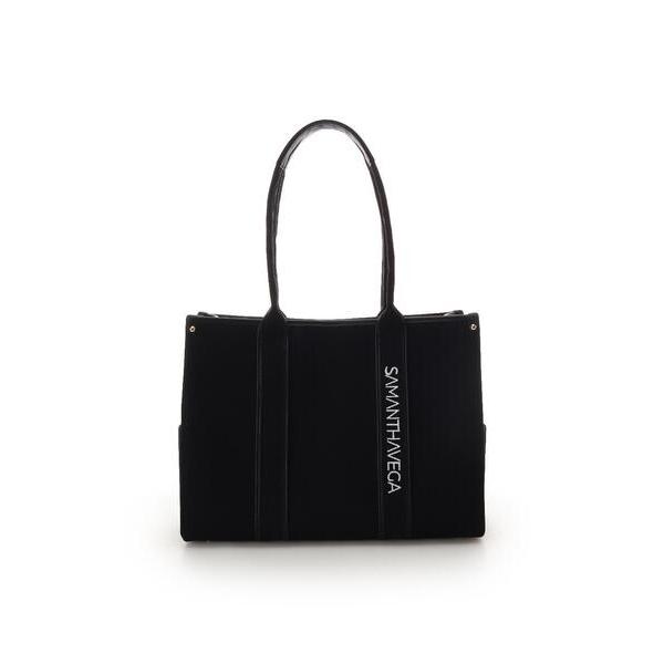 ZOZO問い合わせ番号:102578510ショップ:SAMANTHAVEGA，サマンサベガブランド:SAMANTHAVEGA，サマンサベガ商品名:新色ロゴテープキャンバスA4トートバッグカテゴリ:バッグ>トートバッグブランド品番:00...