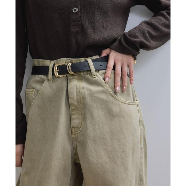 ZOZO問い合わせ番号:102578536ショップ:ADAM ET ROPE'，アダムエロペブランド:ADAM ET ROPE'，アダムエロペ商品名:【サステナブル】ダブルリングスムースベルトカテゴリ:ファッション雑貨>ベルトブランド...