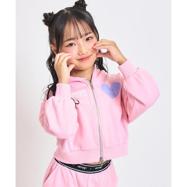 ZOZO問い合わせ番号:102579083ショップ:ANAP，アナップブランド:ANAP kids，アナップキッズ商品名:ネコ耳付　スウェットジップパーカー【別売りセットアップ】カテゴリ:トップス>パーカーブランド品番:424-352...