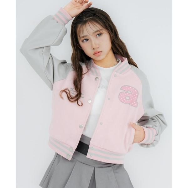 『タイムセール実施中』ZOZO問い合わせ番号:102579092ショップ:ANAP，アナップブランド:ANAP GiRL，アナップガール商品名:ワッペン付 ショート スタジャンカテゴリ:ジャケット/アウター>ブルゾンブランド品番:91...