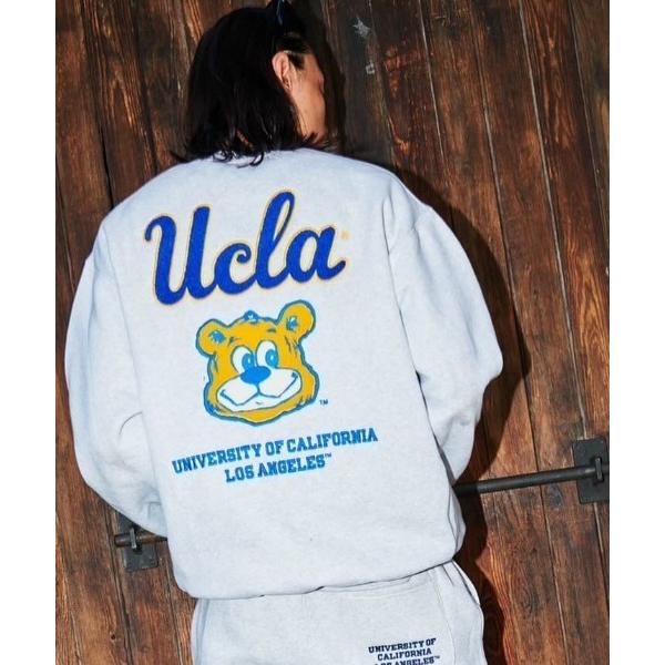 『タイムセール実施中』ZOZO問い合わせ番号:102583625ショップ:TRANSITION，トランジションブランド:UCLA，ユーシーエルエー，TRANSITION，トランジション商品名:【UCLA】刺繍ロゴ裏起毛トレーナー スウェット...