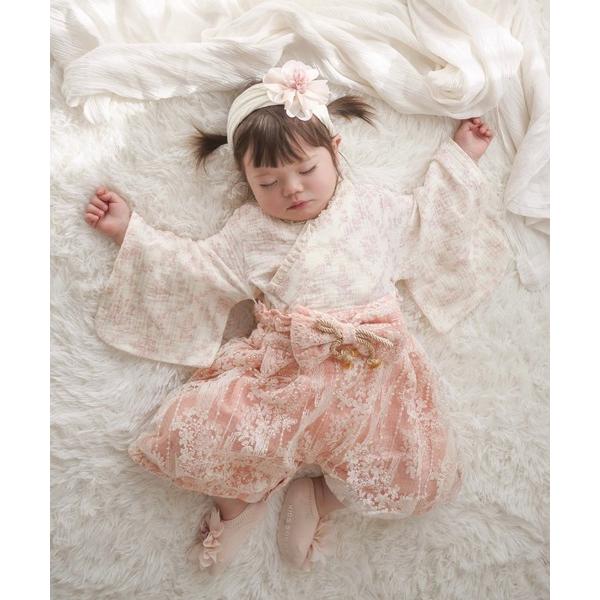 『セール実施中』ZOZO問い合わせ番号:102584766ショップ:Sweet Mommy，スウィートマミーブランド:SweetMommy，スウィートマミー商品名:2ピース ベビー袴 ロンパース ベビーアクセセット　[ひな祭り] [誕生日 ...