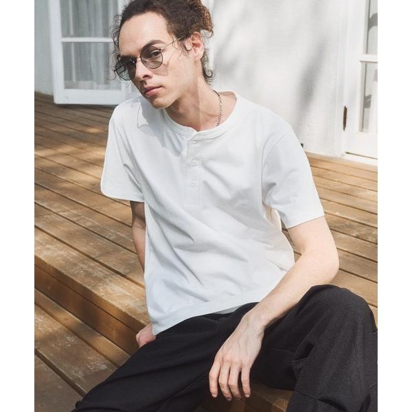 ZOZO問い合わせ番号:102584836ショップ:CJ Div.，シージェイディビジョンブランド:Casper John，キャスパージョン商品名:Compact henry neck T-shirts/コンパクトヘンリーネックTシャツカテ...