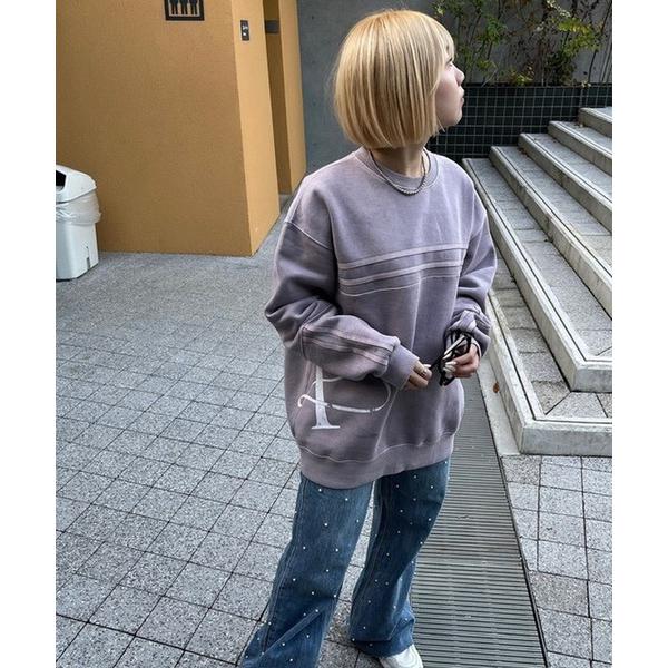 ZOZO問い合わせ番号:102585718ショップ:merrylatte，メリーラテブランド:merrylatte，メリーラテ商品名:アッシュドウォッシュパイピング切替裏起毛スウェットPO【Primaras】カテゴリ:トップス>スウェ...